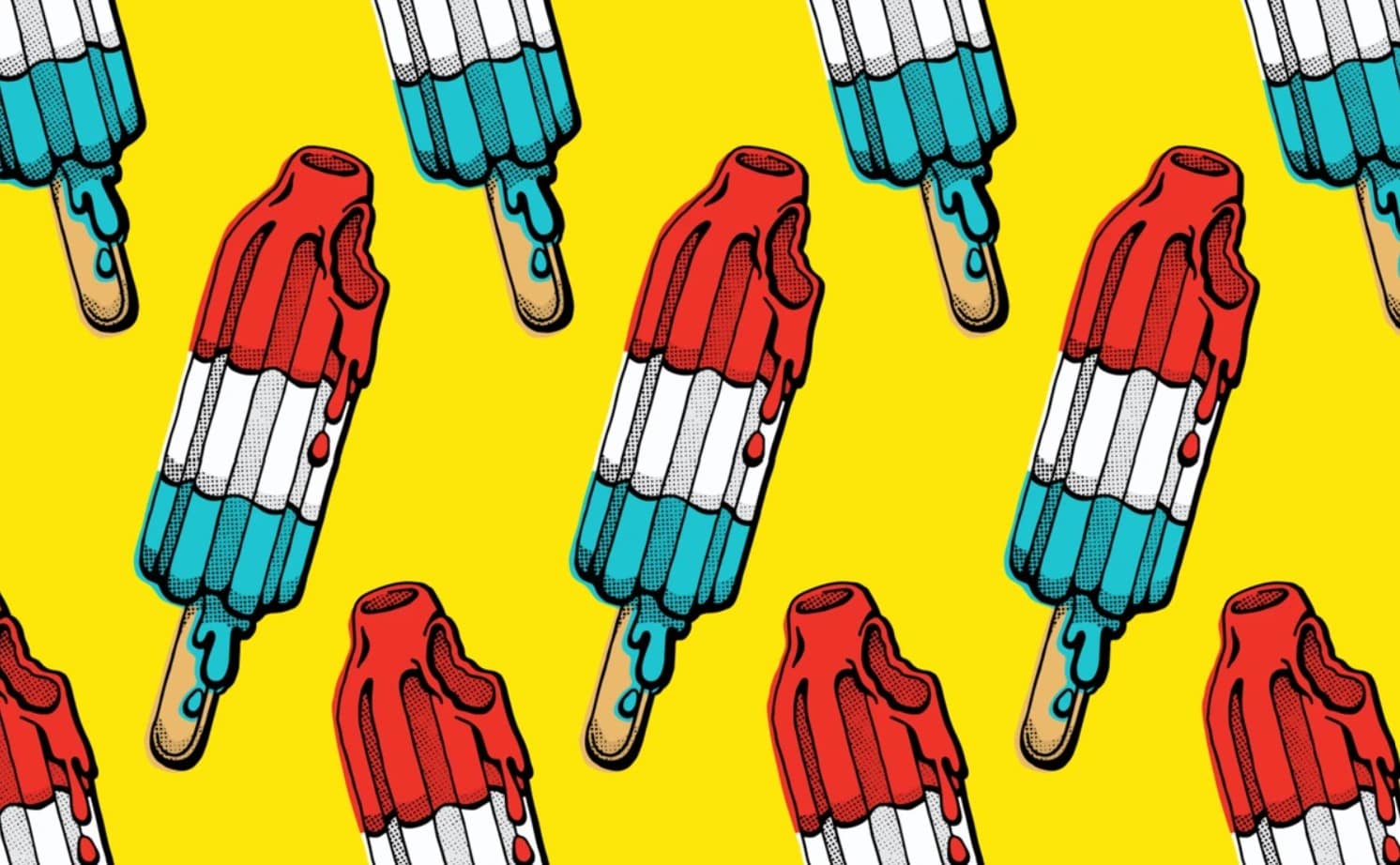 Bomb Pops, Rocket Pops, and Firecrackers Popsicles